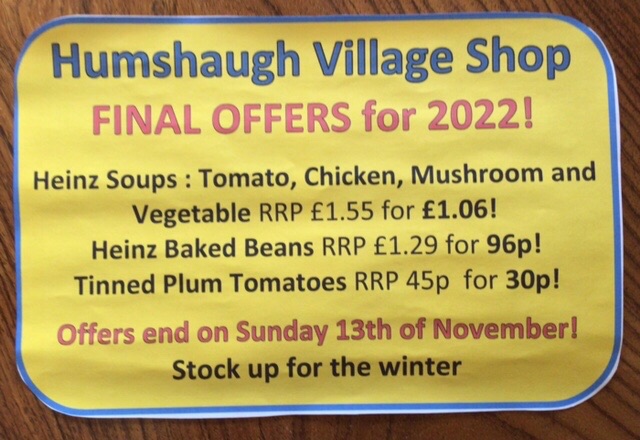 Home | Humshaugh Village Shop